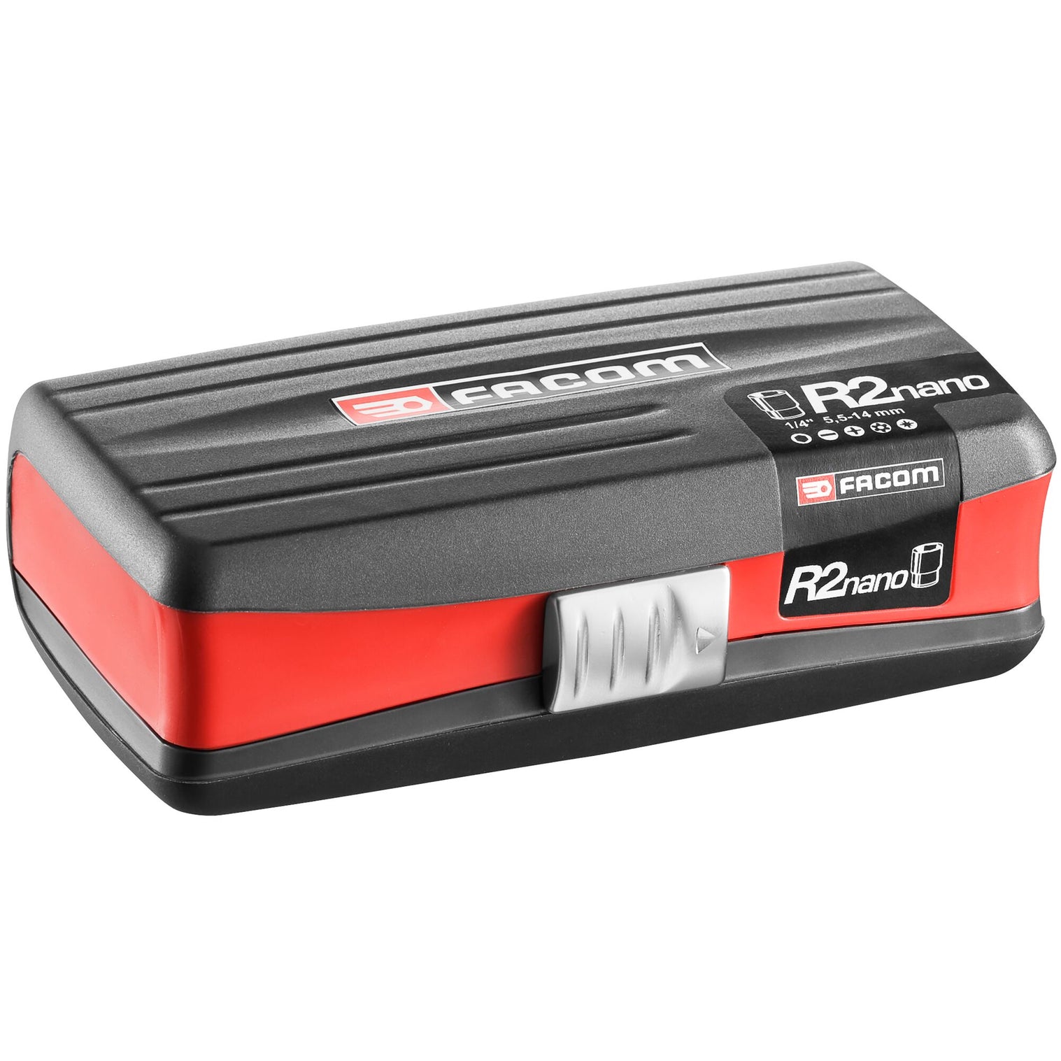 Coffret douilles, 6 pans métriques et embouts, 38 pièces, 1/4 – FACOM FRANCE