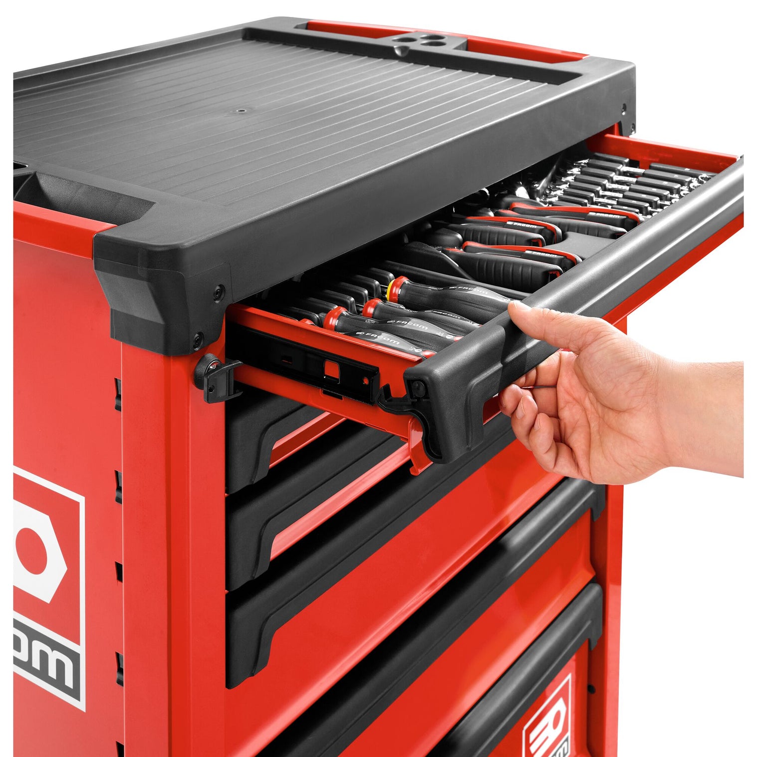 ROLL.6M3A - Servante ROLL, 6 tiroirs, 569 x 421 mm3 modules par tiroir – FACOM FRANCE